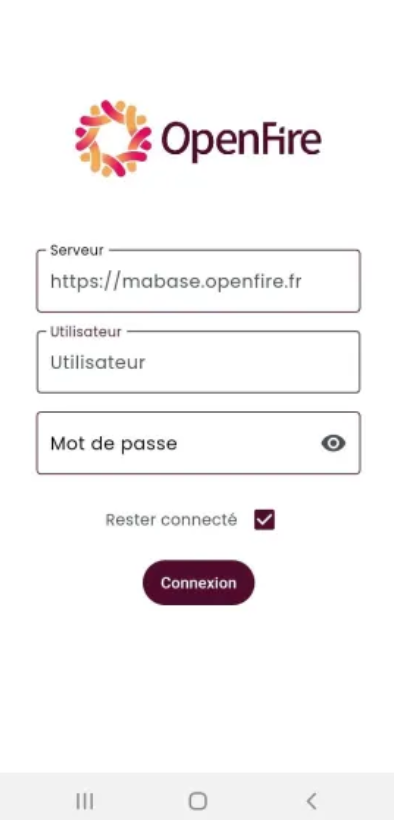 Se connecter à l'application mobile – OpenFire